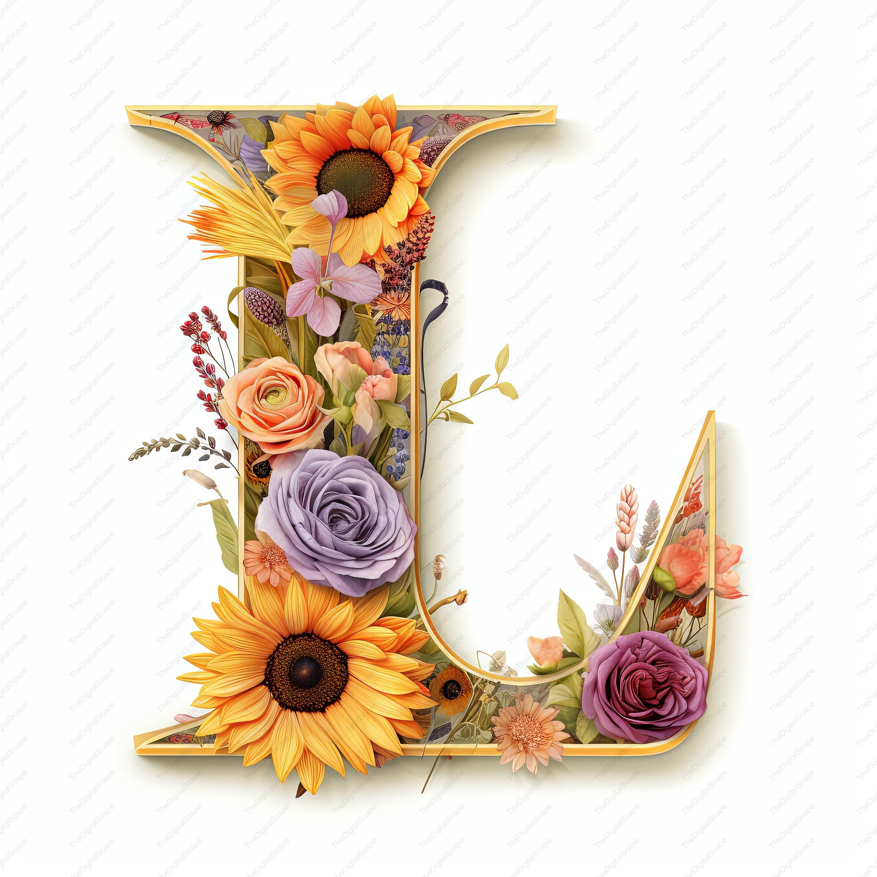 Letter L Clipart 10 High Quality Jpgs, Alphabet Print, Scrapbooks ...