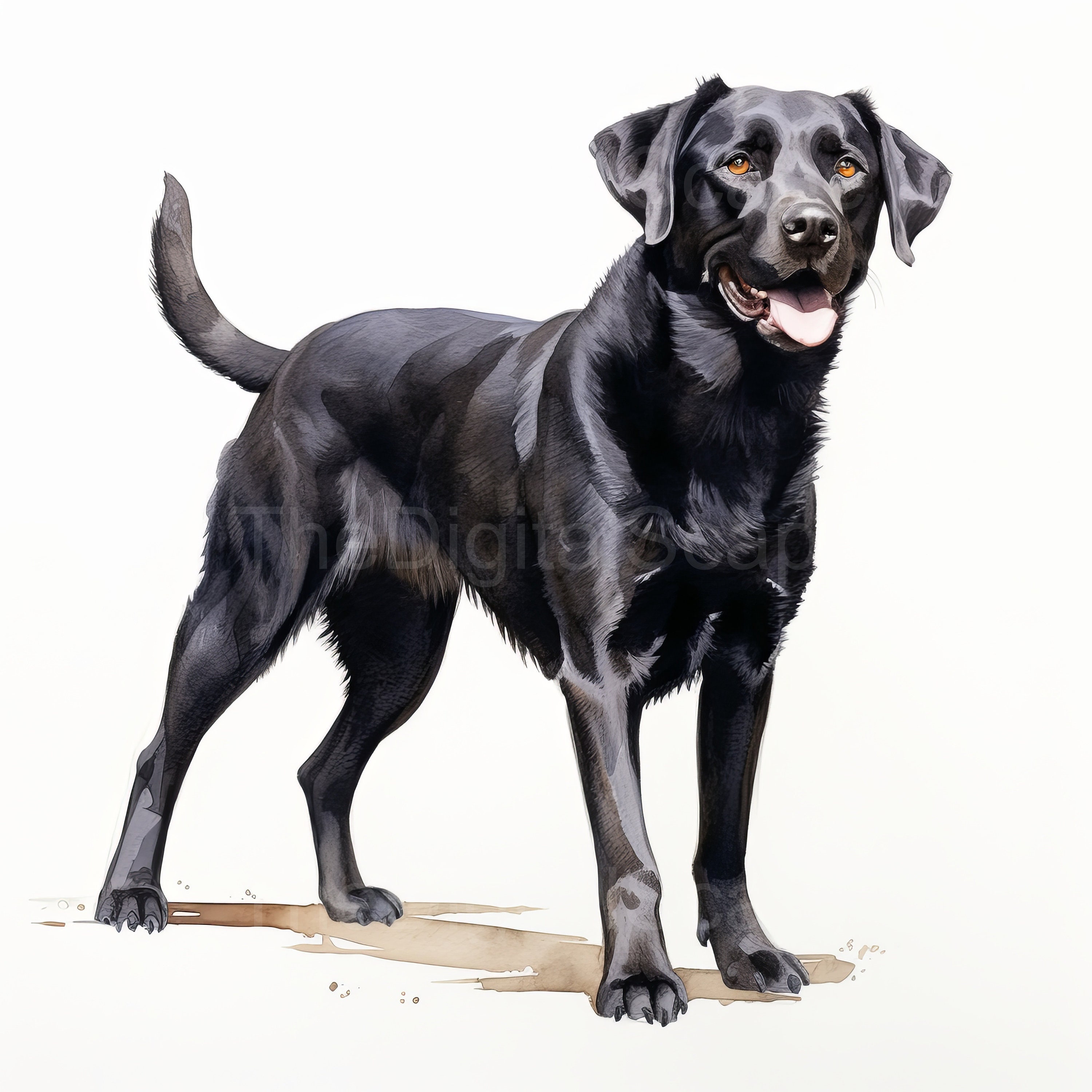 Black Labrador Clipart 10 High Quality Jpgs, Scrapbooks, Digital Craft ...