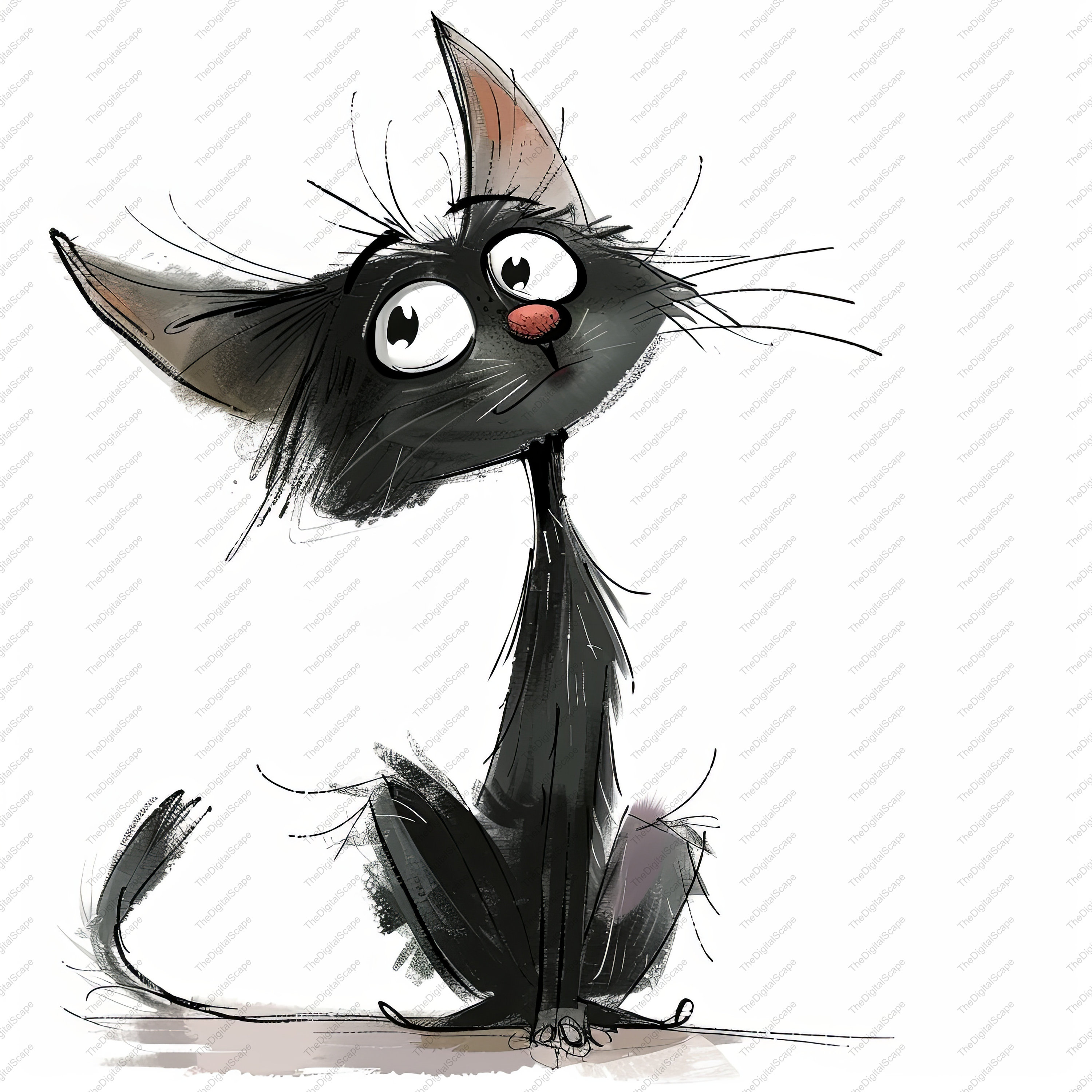 10 High Quality Designs of Crazy Cats Clip Art 10 Jpgs Digital Print ...