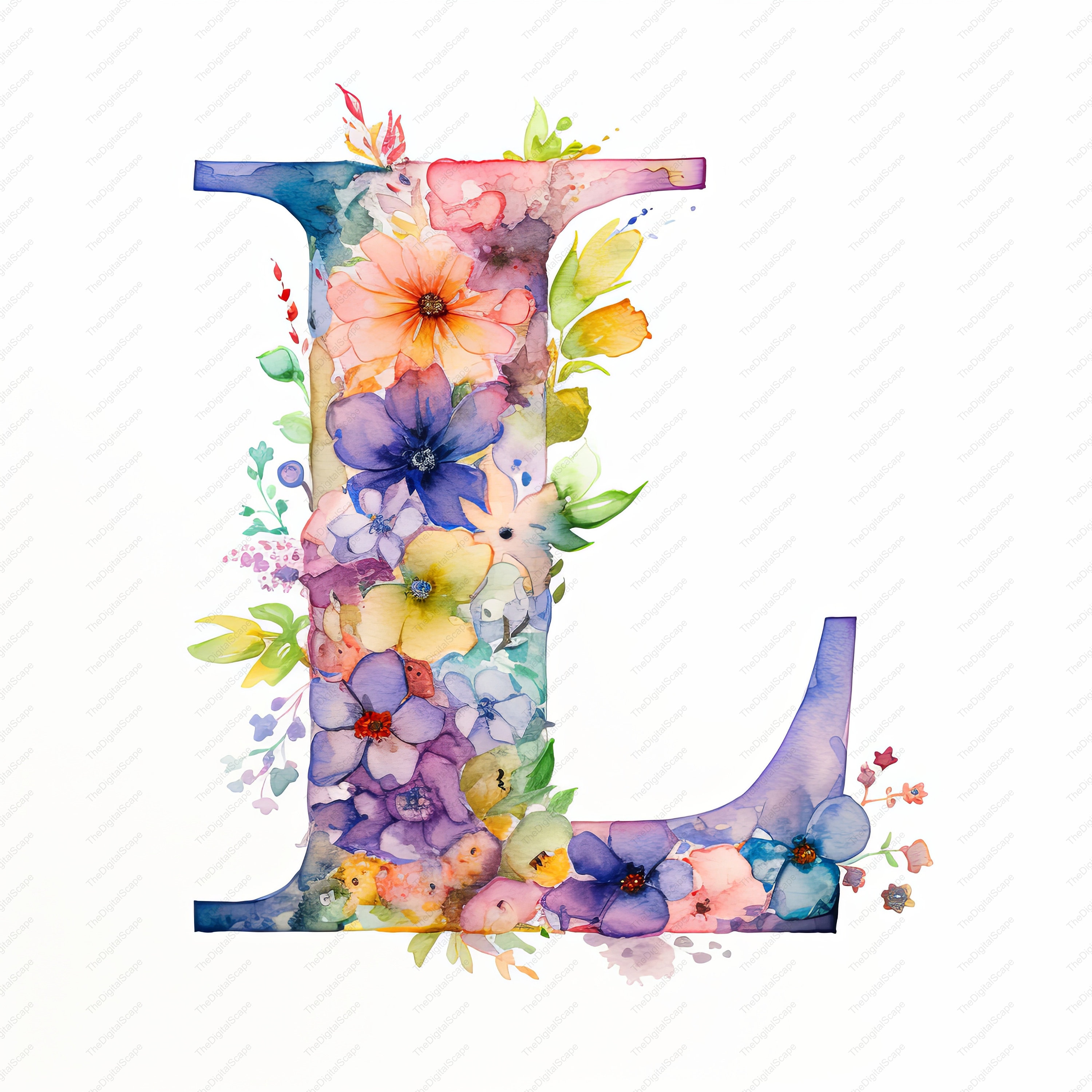 Letter L Clipart 10 High Quality Jpgs, Alphabet Print, Scrapbooks ...