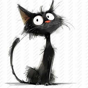 10 High Quality Designs of Crazy Cats Clip Art 10 Jpgs Digital Print ...