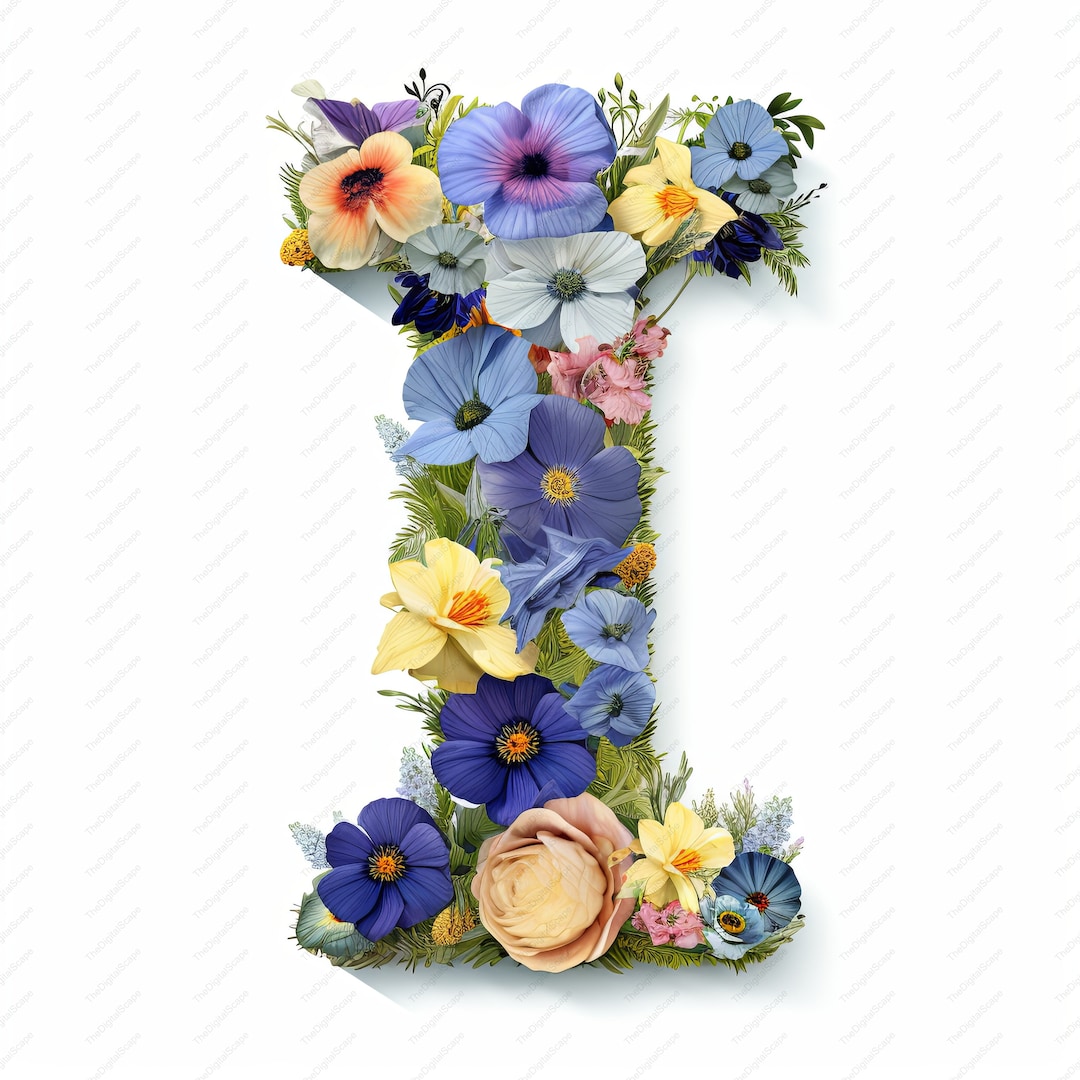 Letter I Clipart - 10 High Quality Jpgs, Alphabet Print, Scrapbooks ...