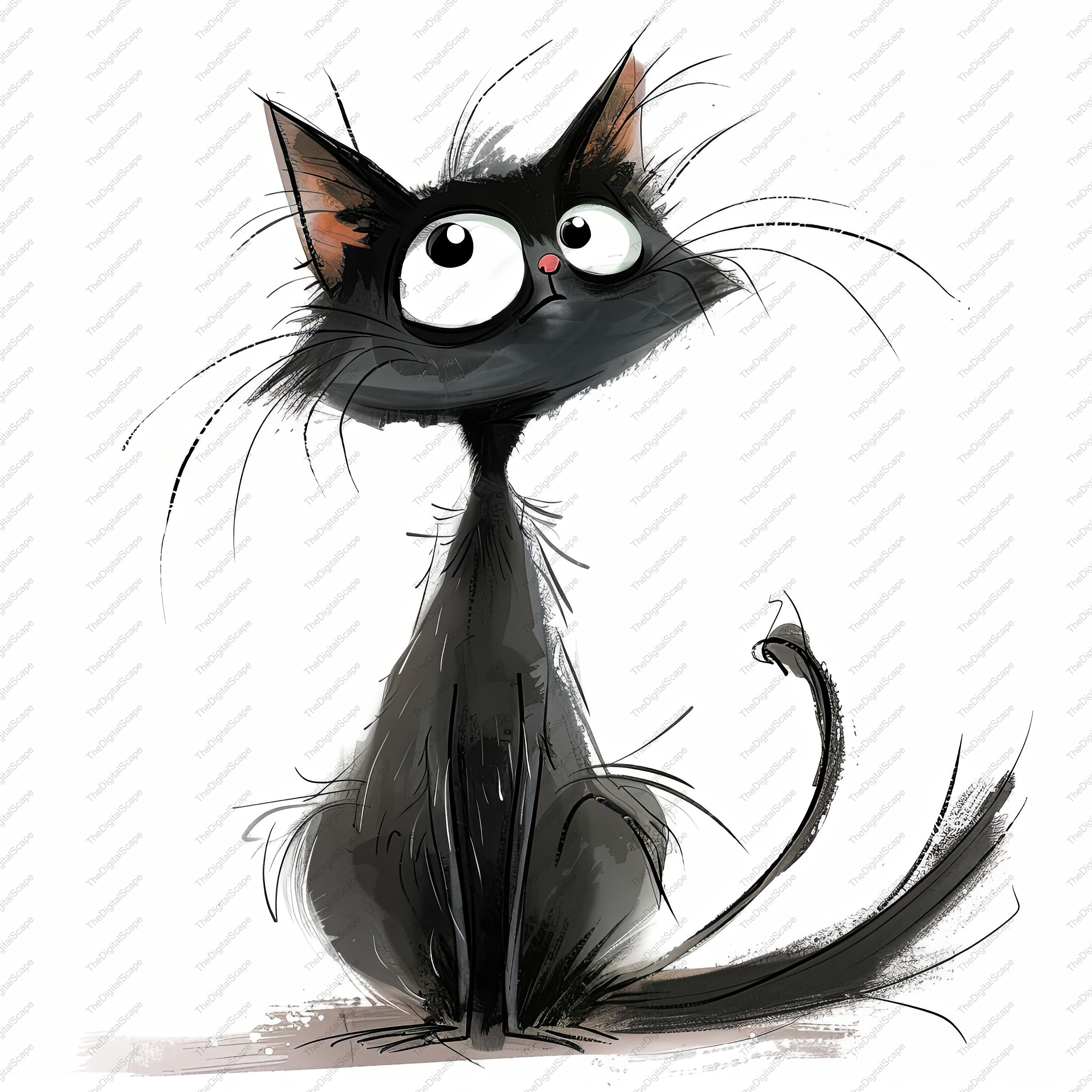 10 High Quality Designs of Crazy Cats Clip Art 10 Jpgs - Digital Print ...