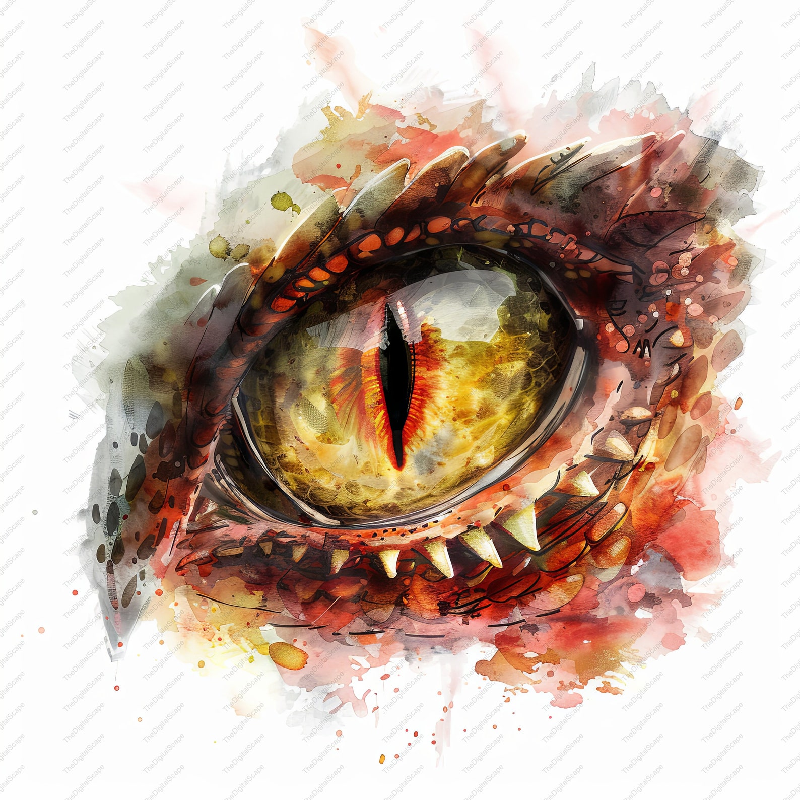 Dragon Eye Clipart – Fantasy Reptile Graphics (instant Download) - Etsy