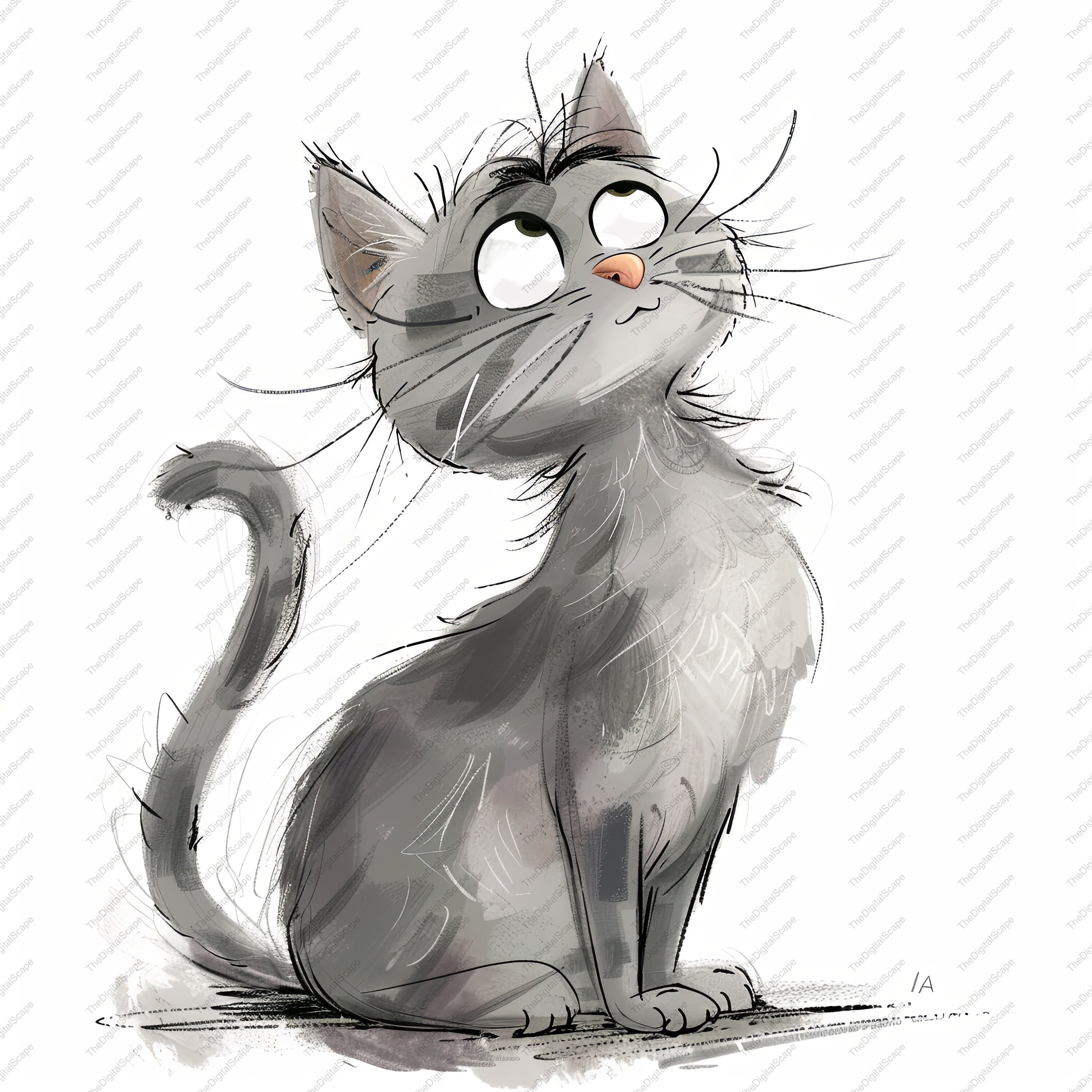10 High Quality Designs of Crazy Cats Clip Art 10 Jpgs Digital Print ...