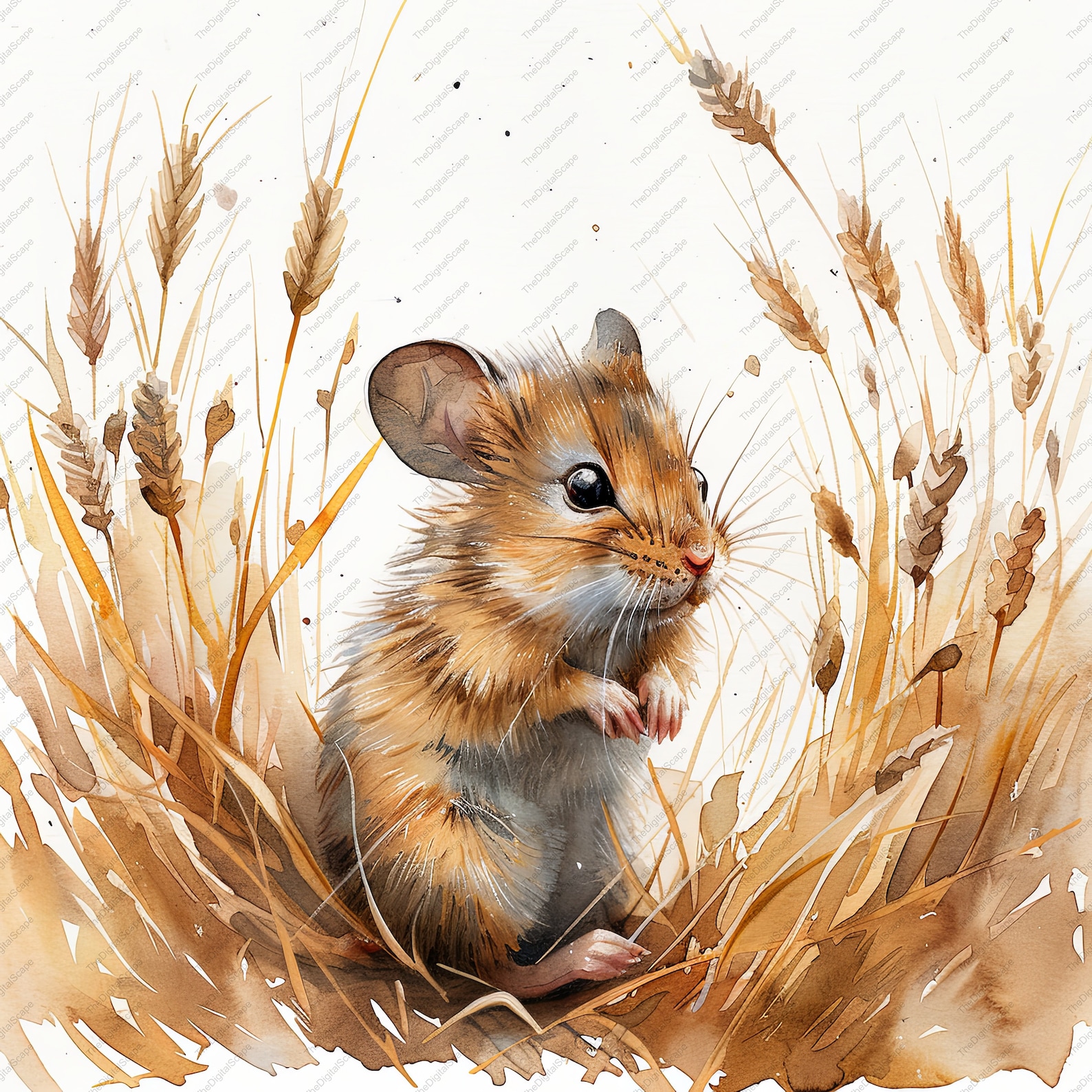 10 Field Mouse Clipart - High Quality Jpgs, Scrapbooks, Digital Craft ...