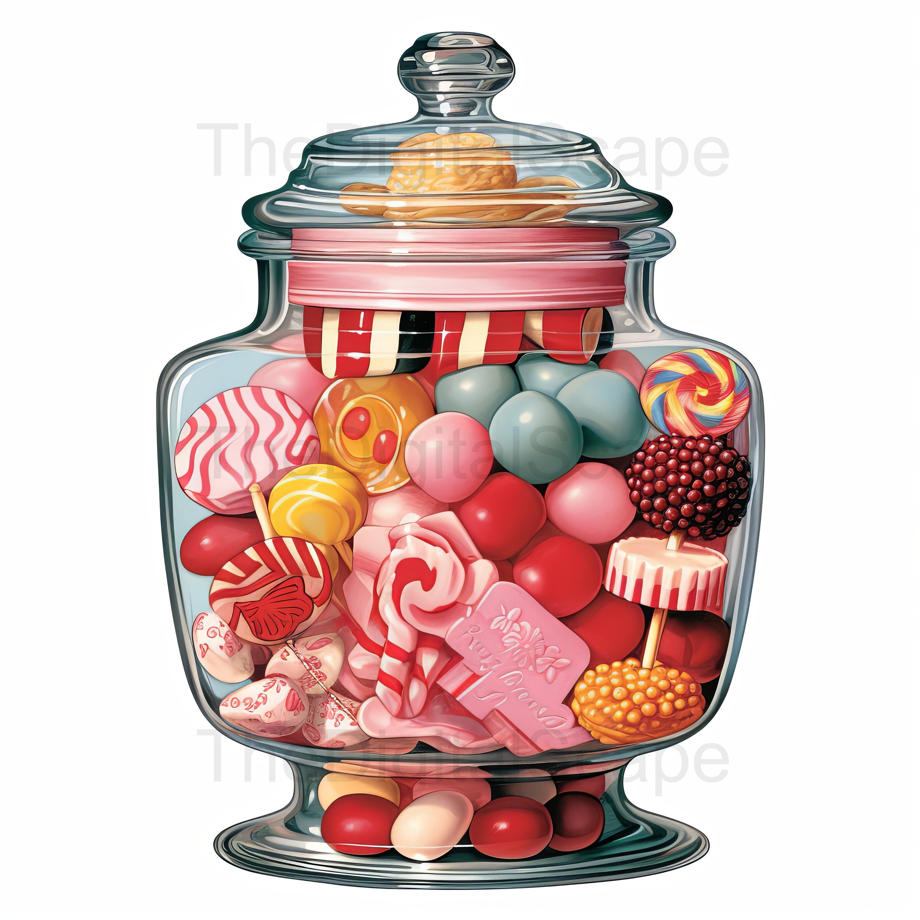 Retro Candy Jar Clipart – High-quality JPG Images (instant Download) - Etsy