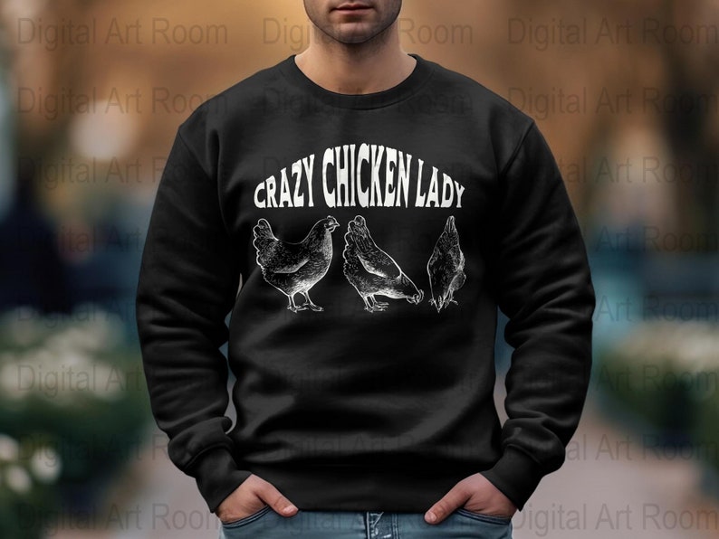Crazy Chicken Lady PNG Digital Download, Crazy Chicken Lady Digital ...