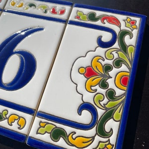 Ceramic House Numbers, Outdoor Address Numbers, Custom Color Decorative ...