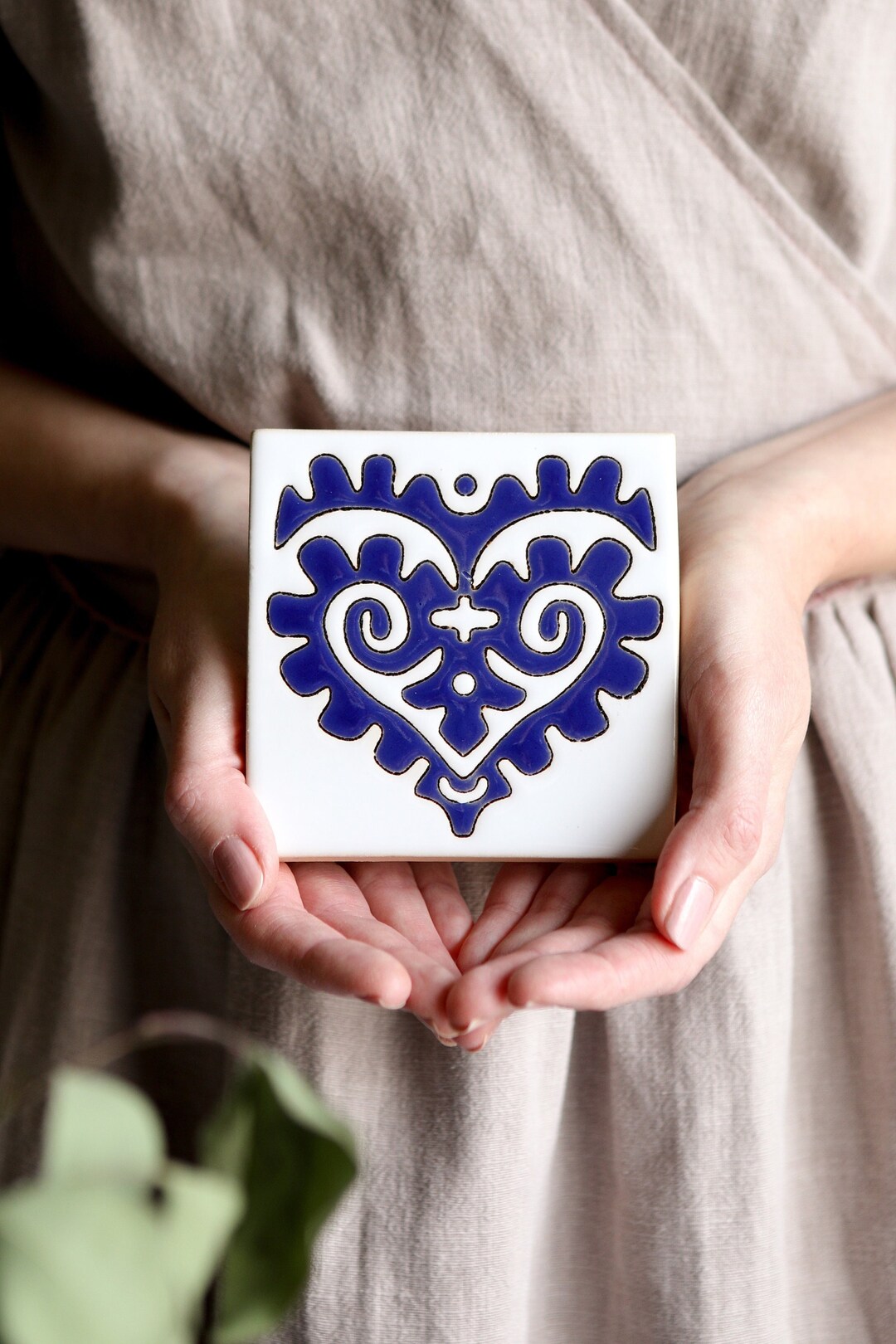 Decorative Tile Heart Design 2 - Kitchen Backsplash or Indoor Outdoor ...