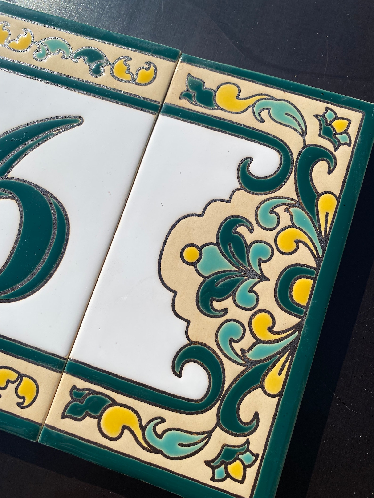 Ceramic House Numbers, Outdoor Address Numbers, Custom Color Decorative ...