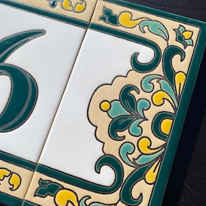 Ceramic House Numbers, Outdoor Address Numbers, Custom Color Decorative ...