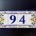 Ceramic House Numbers Outdoor Address Numbers Custom Color - Etsy
