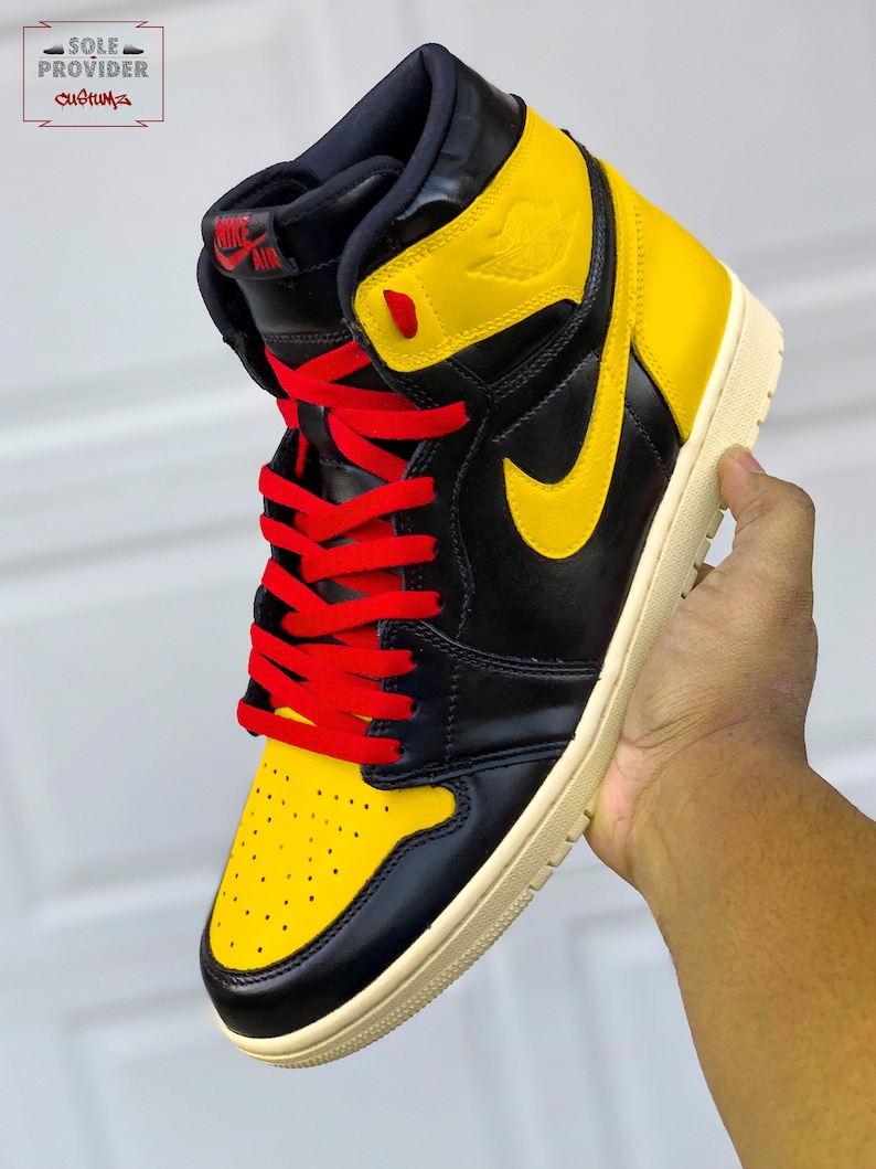 Air Jordan 1 “bumble Bee” Retro High Custom - Etsy