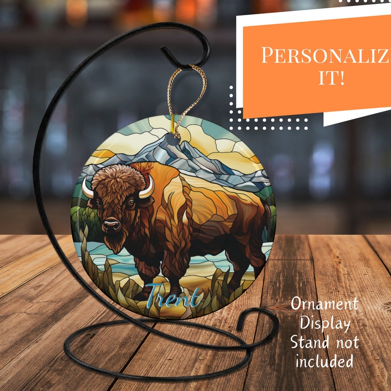 Bison Ornament - Etsy