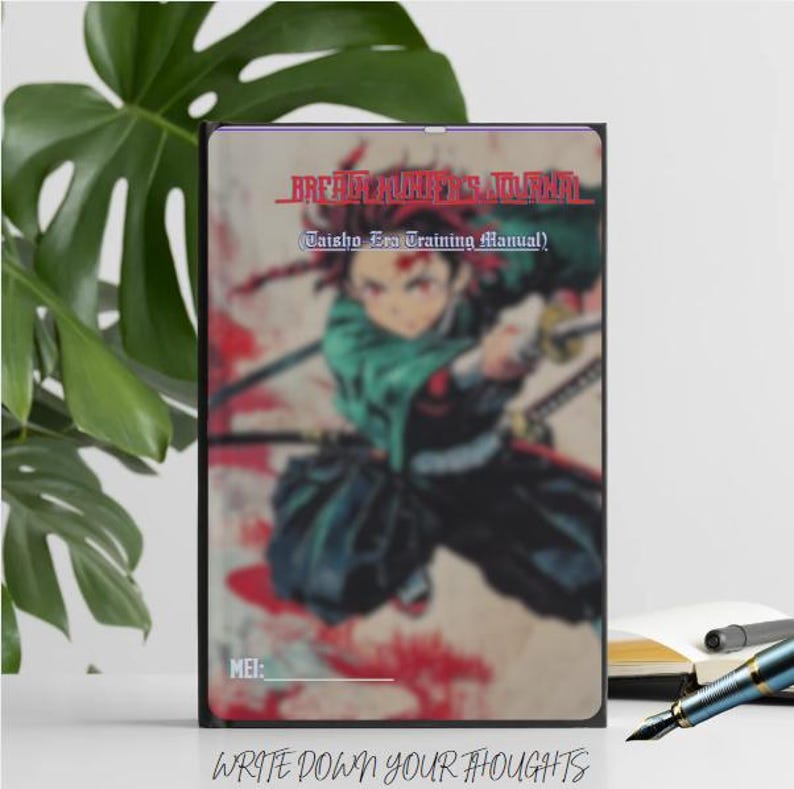 Demon Slayer Digital/printable Journal - Anime Motivational Quotes ...