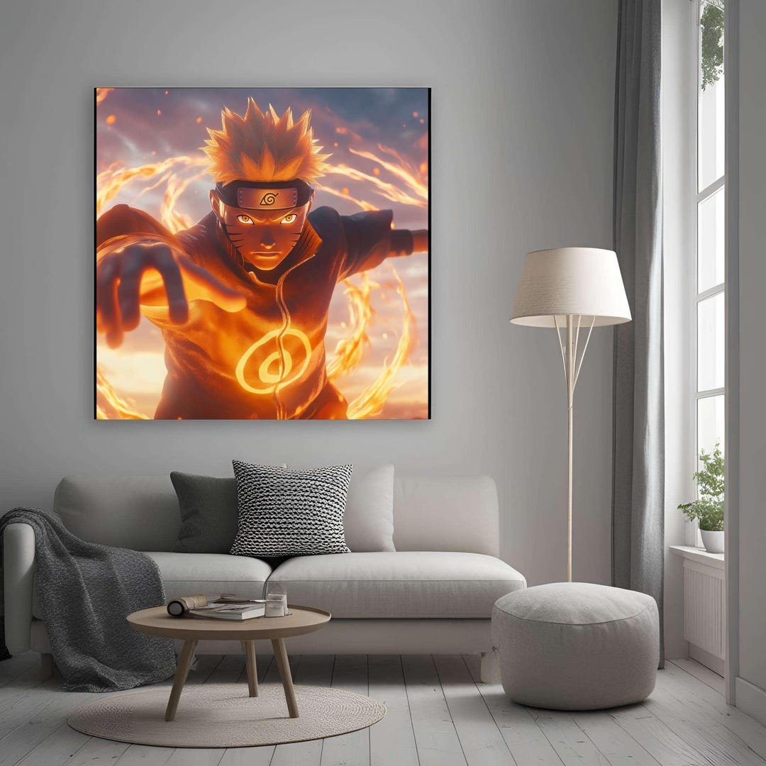 Naruto Uzumaki Poster - Digital Download Printable Anime Wall Art ...