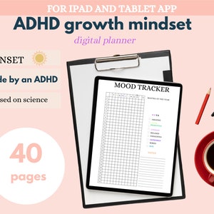 Adhd Printable PLANNER HABIT TRACKER Digital Adult - Etsy