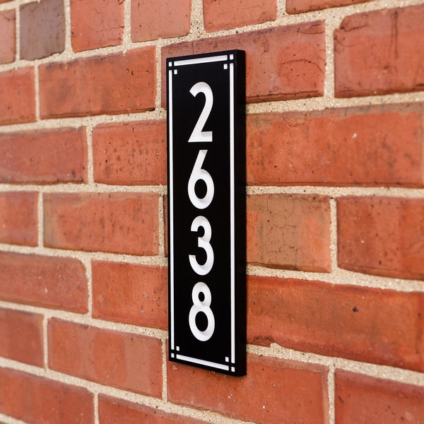 Craftsman Address Plaque - Etsy