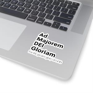 AMDG - Ad Majorem Dei Gloriam - Kiss-cut Sticker - Jesuit Motto ...