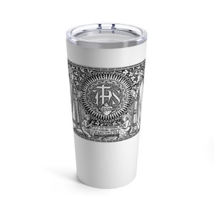 IHS Holy Name of Jesus Tumbler, 20oz Christogram, Traditional Line ...
