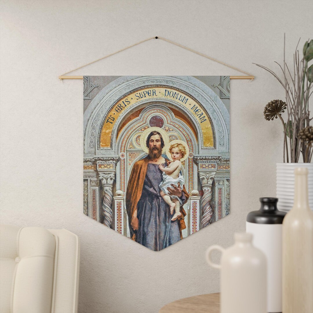 Saint Joseph Protector of the Church - Pennant, Banner - Francesco ...