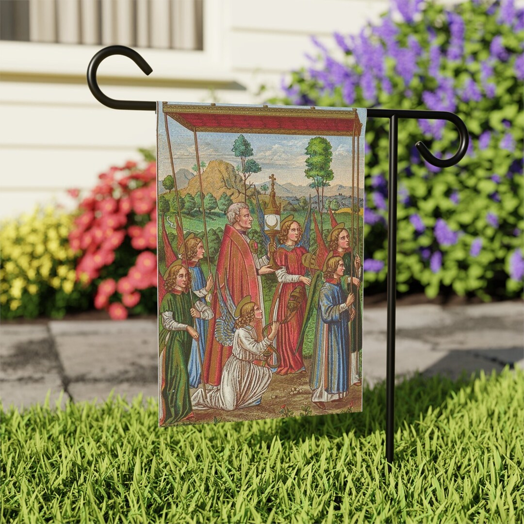 Corpus Christi Procession Garden & House Flag, Catholic, Deacon, Priest ...