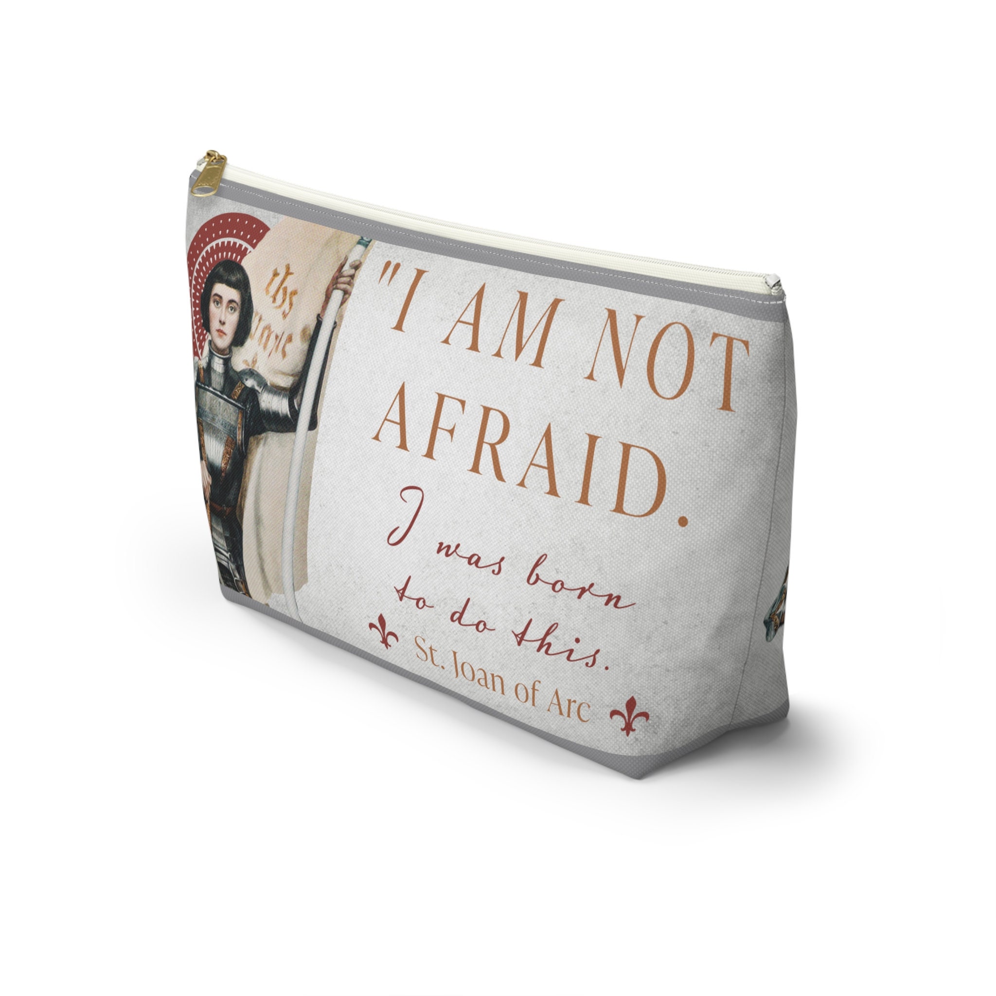 St Joan of Arc Chapel Veil Bag I Am Not Afraid, I Was Born for This ...