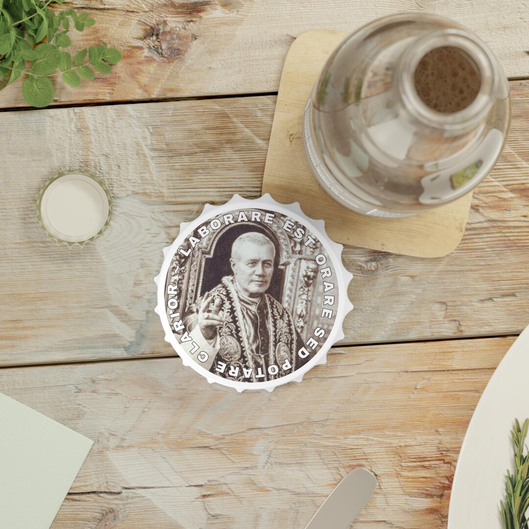 Pope St. Pius X Bottle Opener "popener", Catholic Gift, Ordination Gift ...