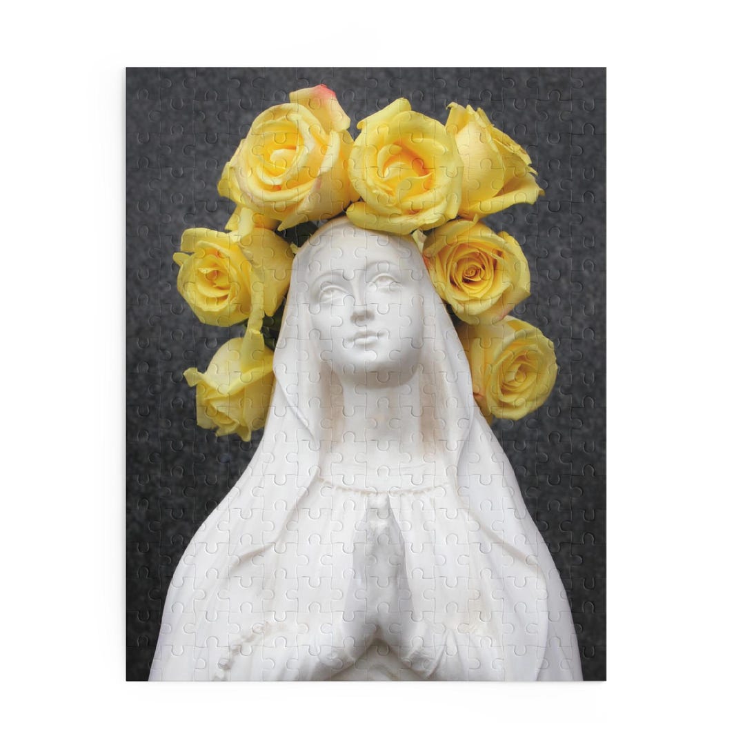 Blessed Virgin Mary Catholic Puzzle (120, 252, 500-piece), Catholic ...