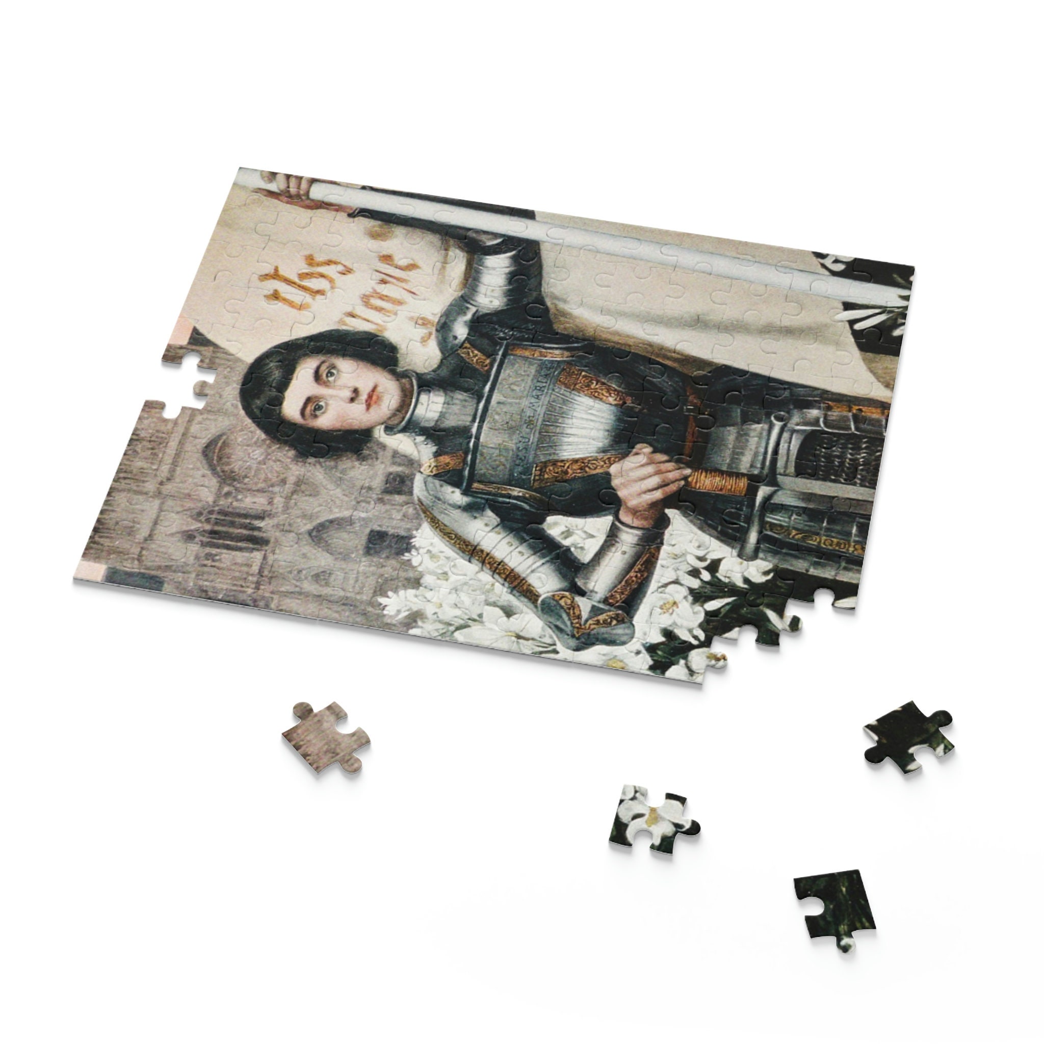 Joan of Arc Puzzle 120 252 500-piece Albert Lynch Fine - Etsy