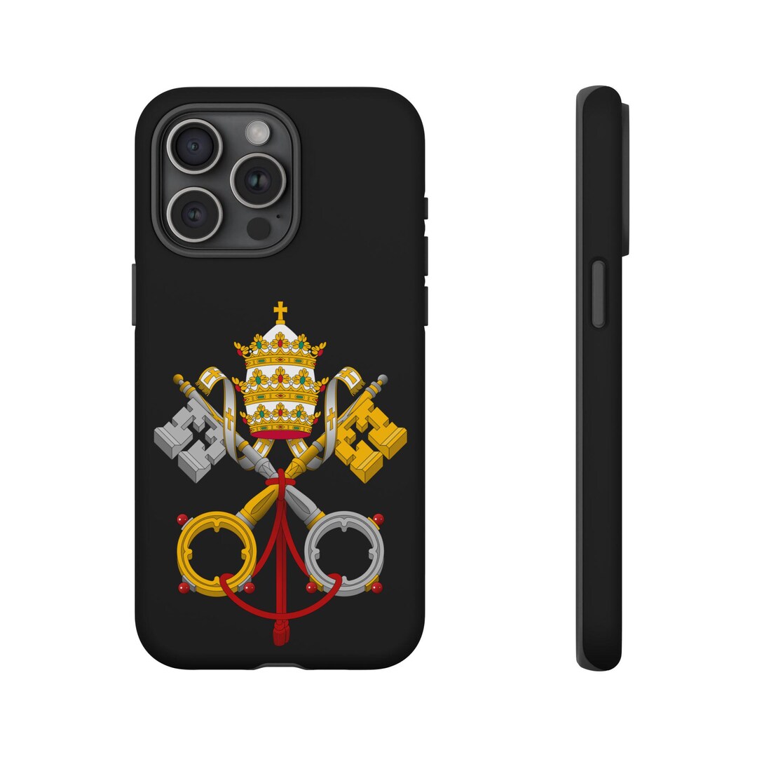 Vatican City Holy See Coat of Arms Black Phone Case, Iphone, Google ...