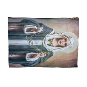 Our Lady of the Rosary Pouch, Chapel Veil, Tradition, Catholic Gift ...