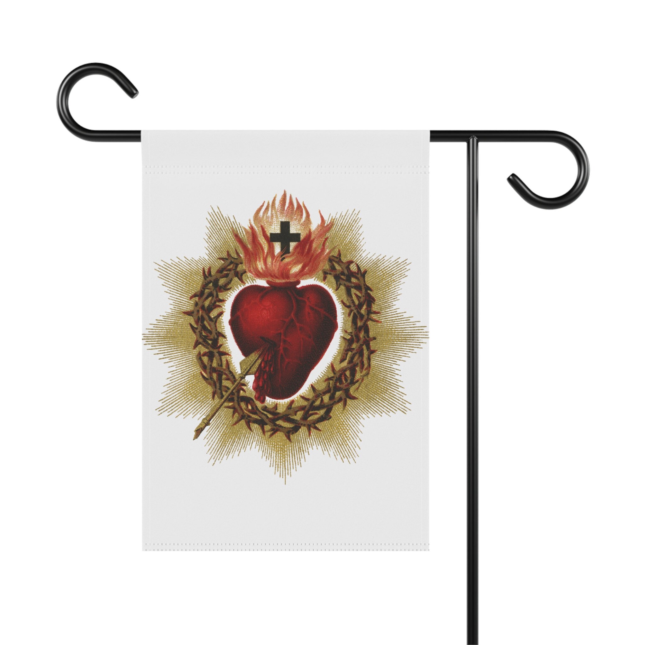 Sacred Heart of Jesus Garden & House Flag Catholic Gift - Etsy