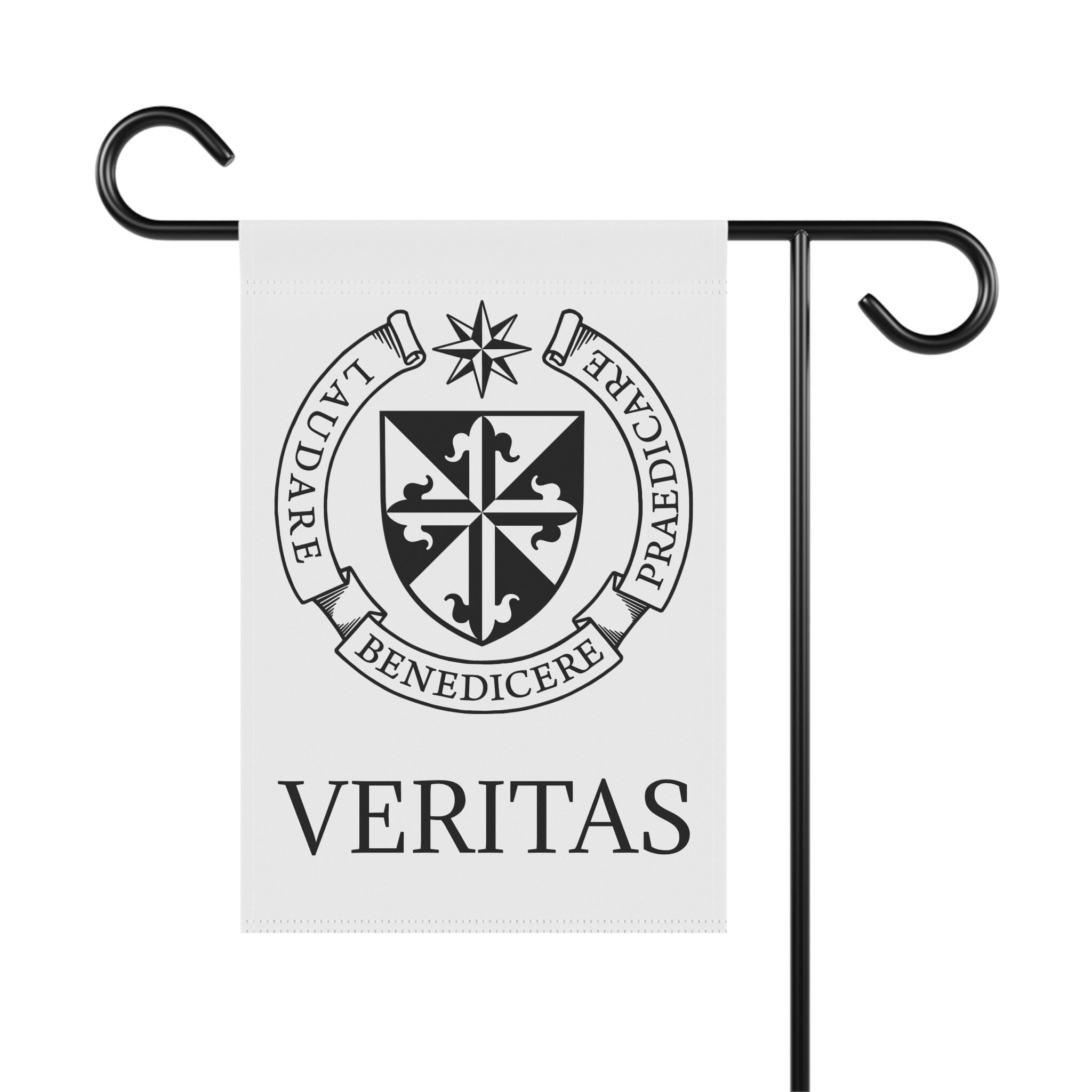 Dominican Order Veritas Garden & House Flag, Catholic Gift, Aesthetic ...