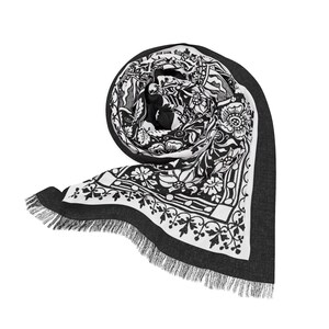 Sacred Heart of Jesus Light Scarf, Catholic Gift, Traditional Art ...