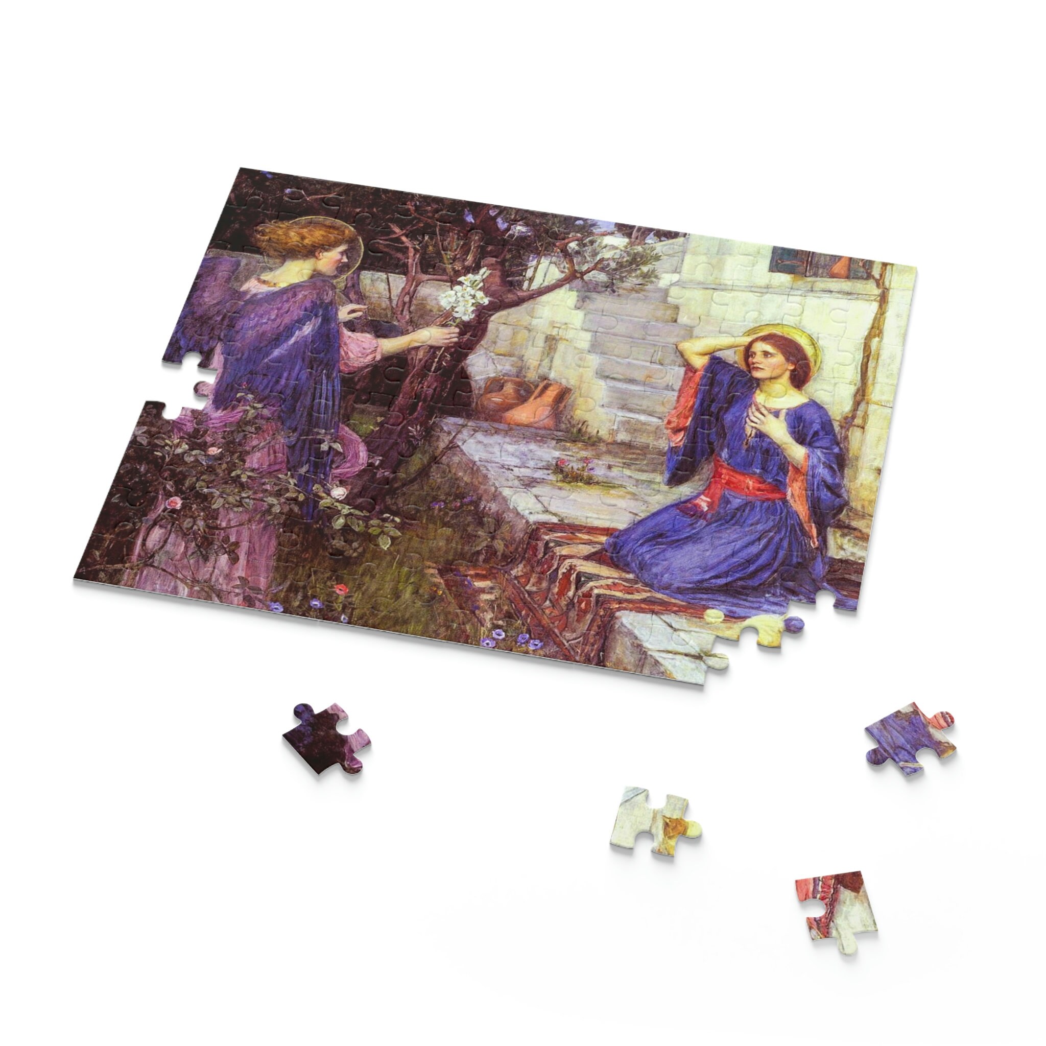 The Annunciation Puzzle 120 252 500-piece Catholic Gift - Etsy