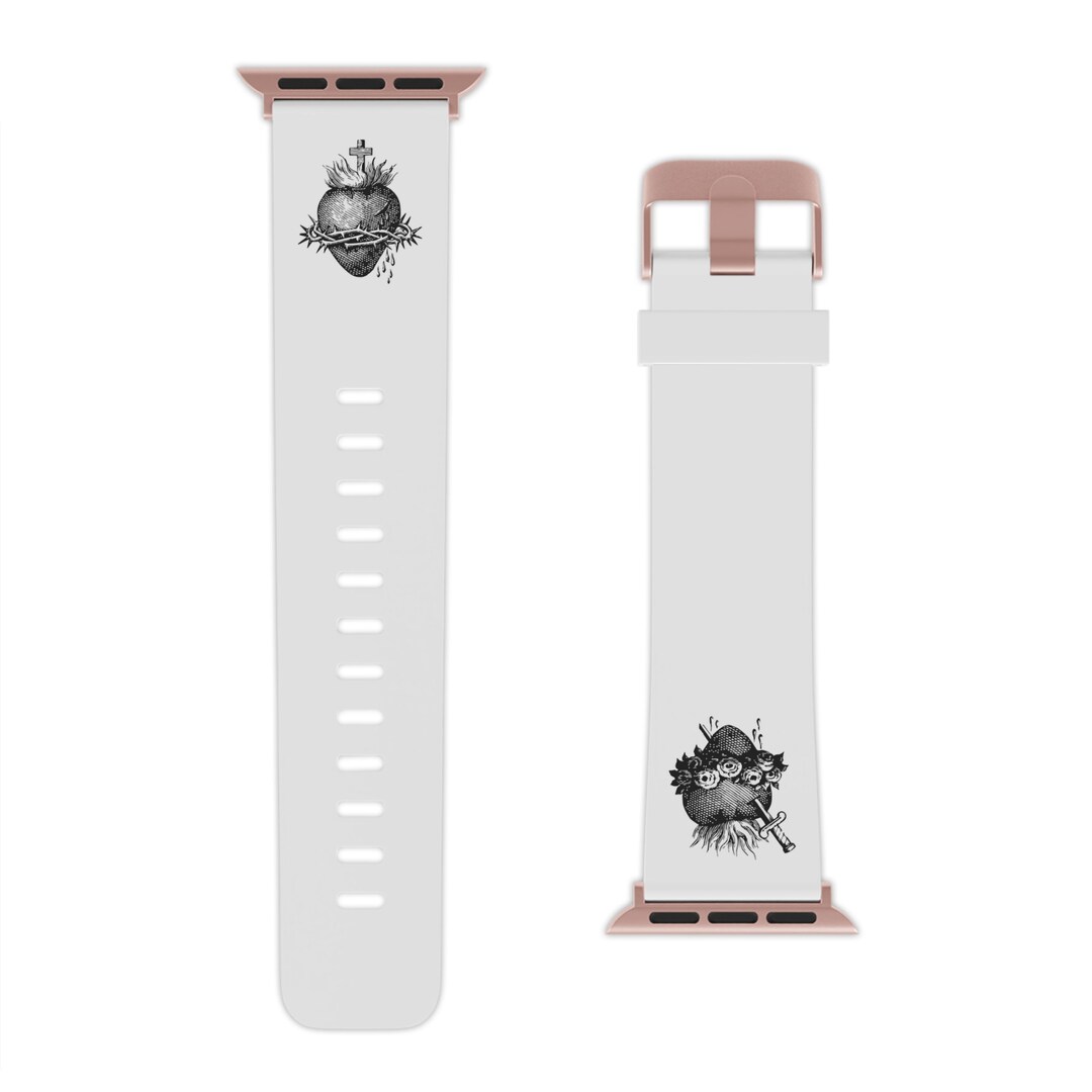 Sacred Heart of Jesus, Immaculate Heart of Mary Watch Band for Apple ...