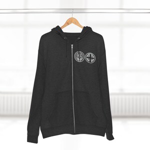 Medal of Saint Benedict Unisex Premium Full Zip Hoodie, Catholic ...