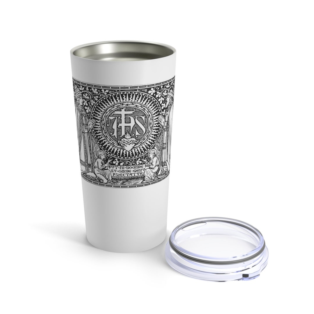 IHS Holy Name of Jesus Tumbler, 20oz Christogram, Traditional Line ...