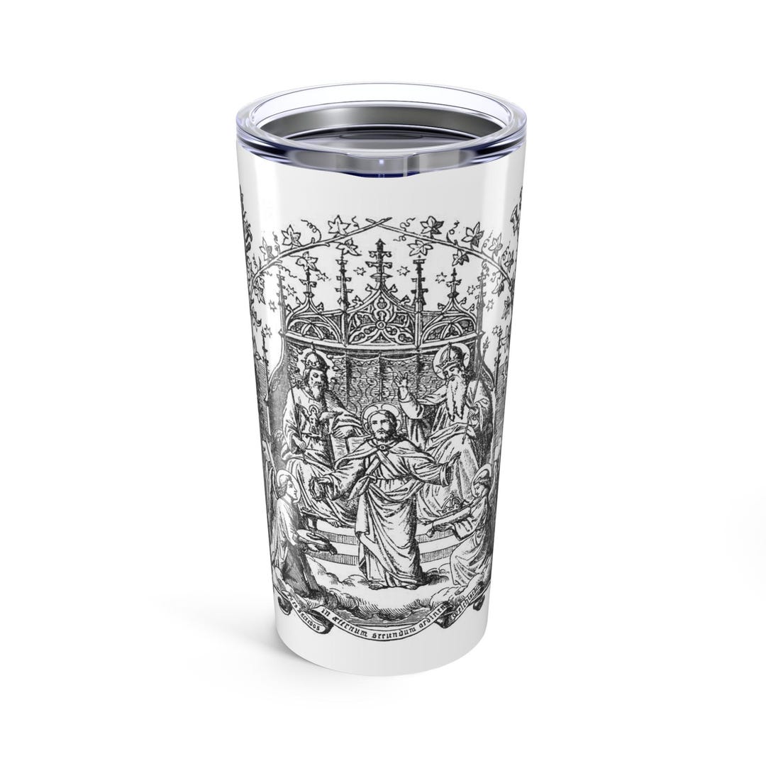 Trinity Enthroned Tumbler, 20oz God, Jesus, Holy Spirit, Traditional ...
