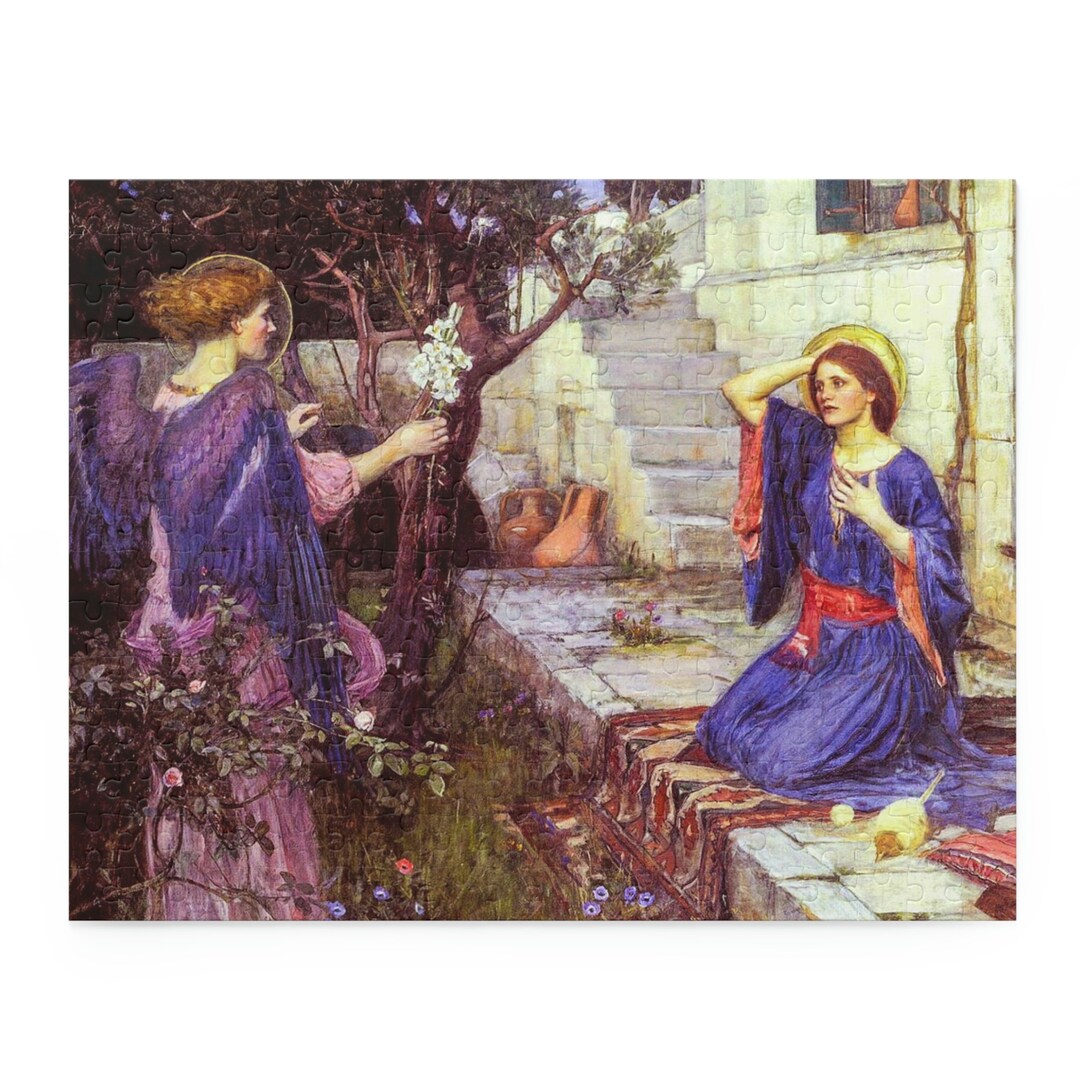 The Annunciation Puzzle 120, 252, 500-piece, Catholic Gift, First ...