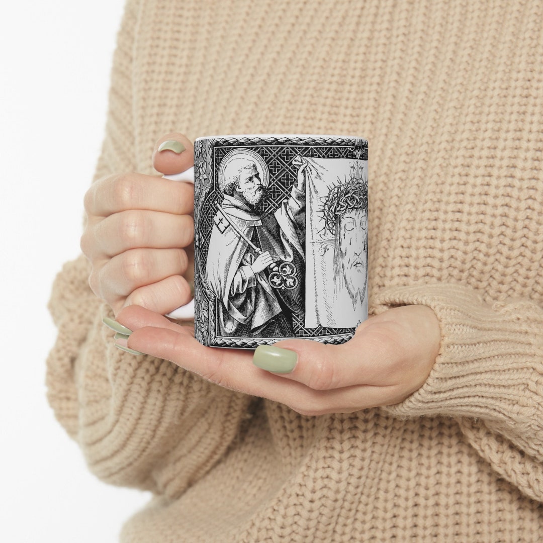 Holy Face of Christ With St Peter and St Paul Ceramic Mug 11oz, 15oz ...