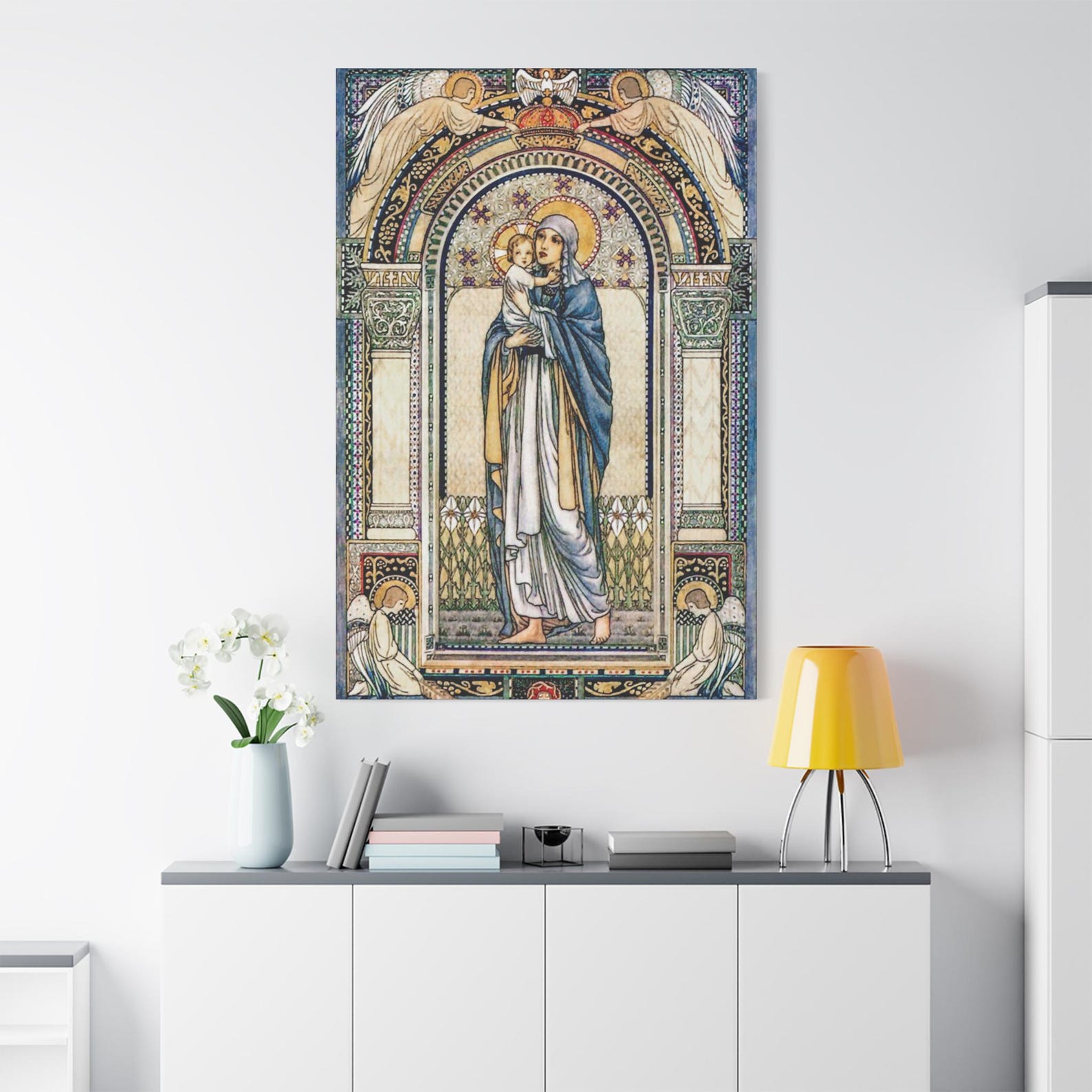 Madonna and Child Canvas Gallery Wraps, Catholic, Deacon, Priest Gift ...