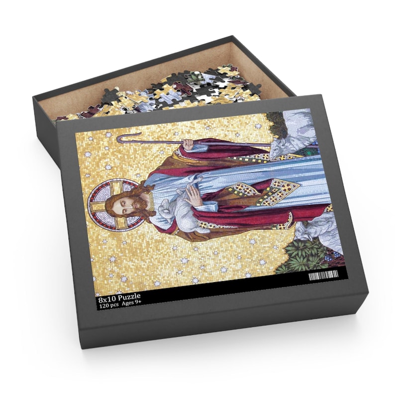 Christ the Good Shepherd Puzzle (120, 252, 500-piece), Christian ...
