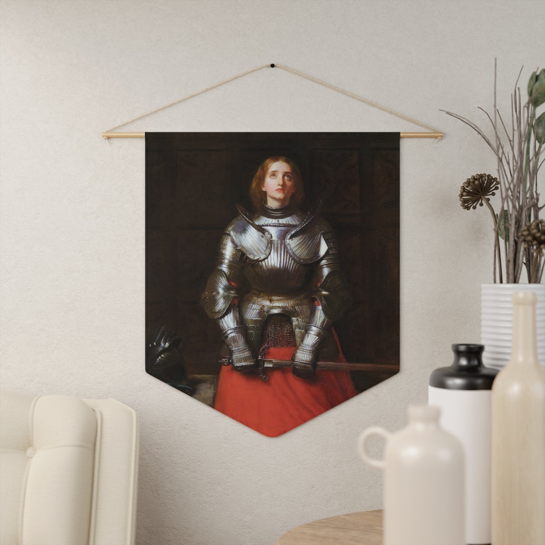 Saint Joan of Arc, Pennant, Banner, John Everett Millais, Traditional ...