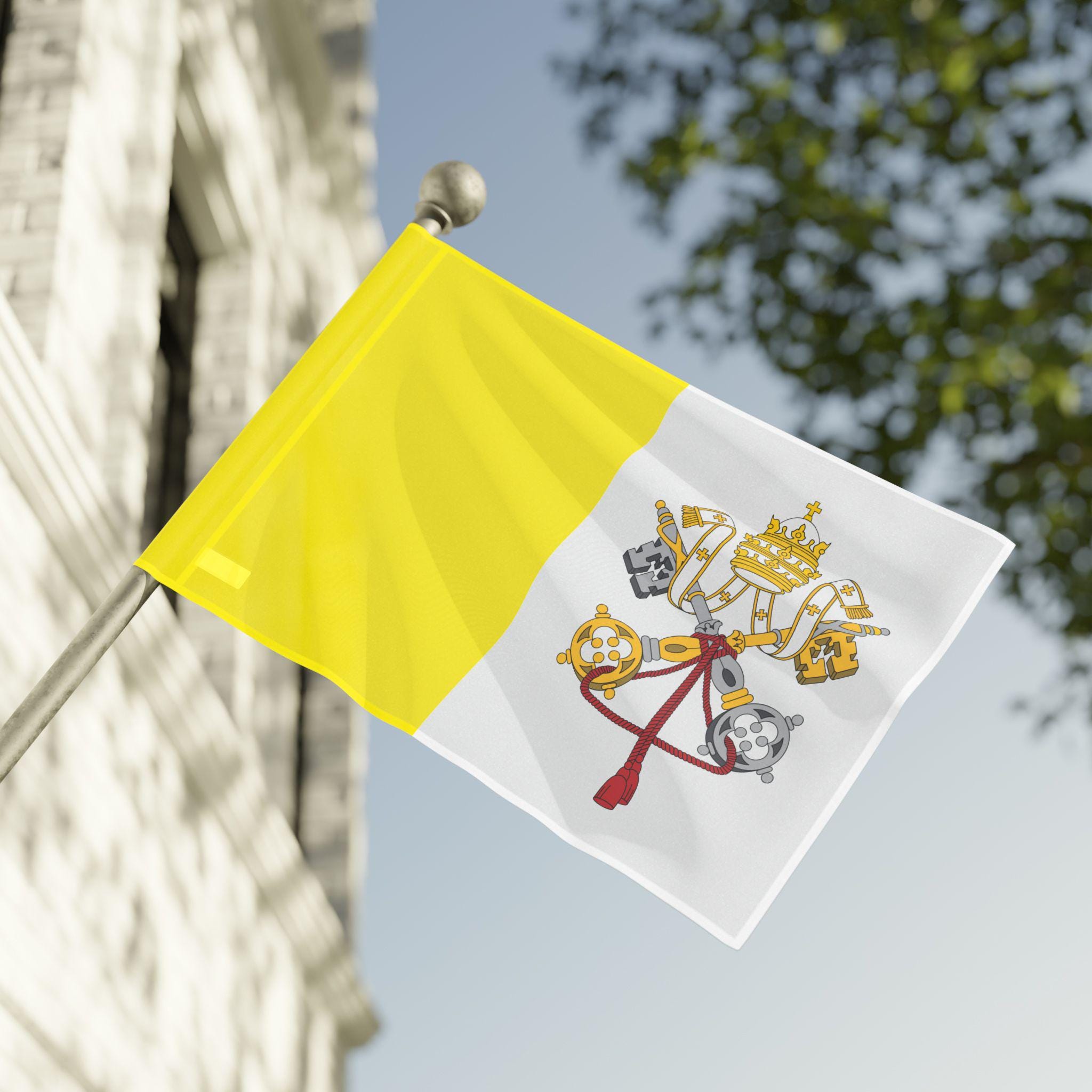 Vatican City Flag, Catholic, Holy See, Gift, Roman Catholic, Heraldry ...