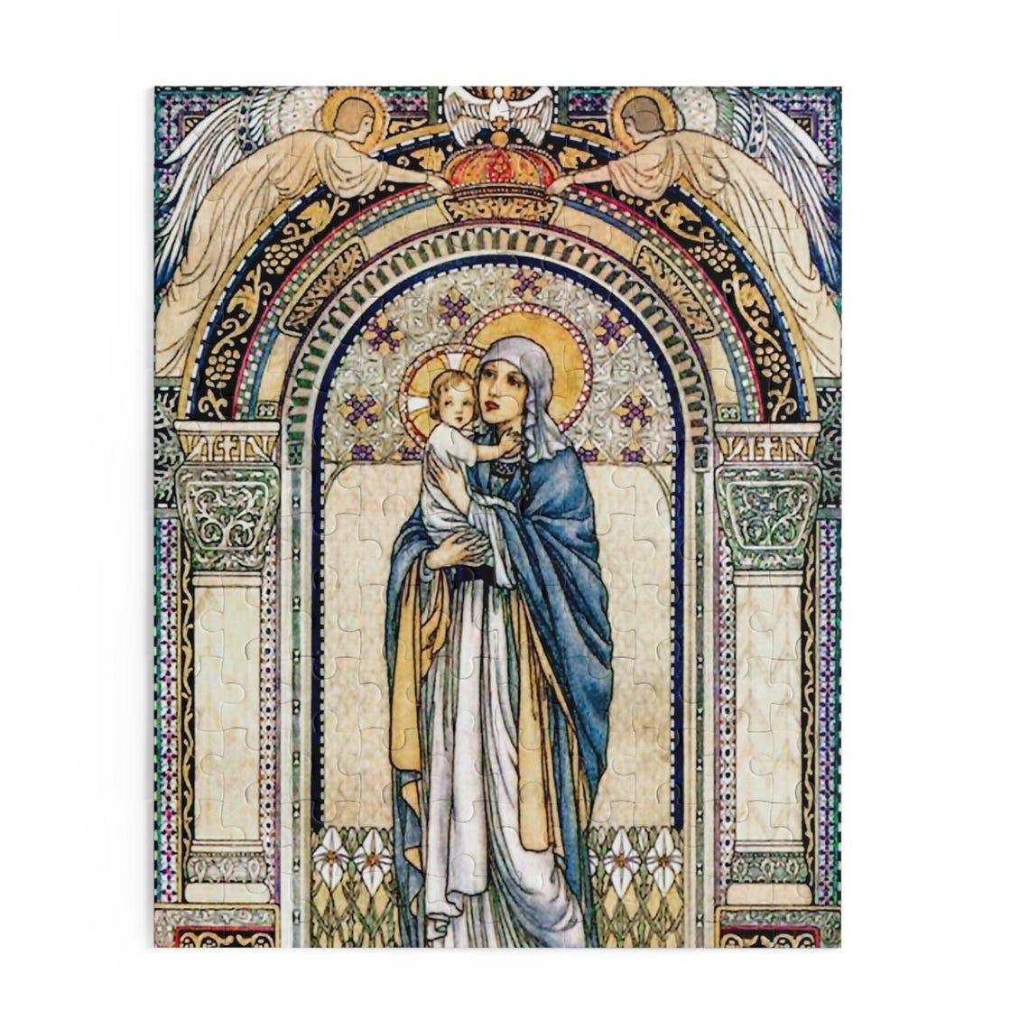 Madonna and Child Puzzle (120, 252, 500-piece) Catholic, Deacon, Priest ...