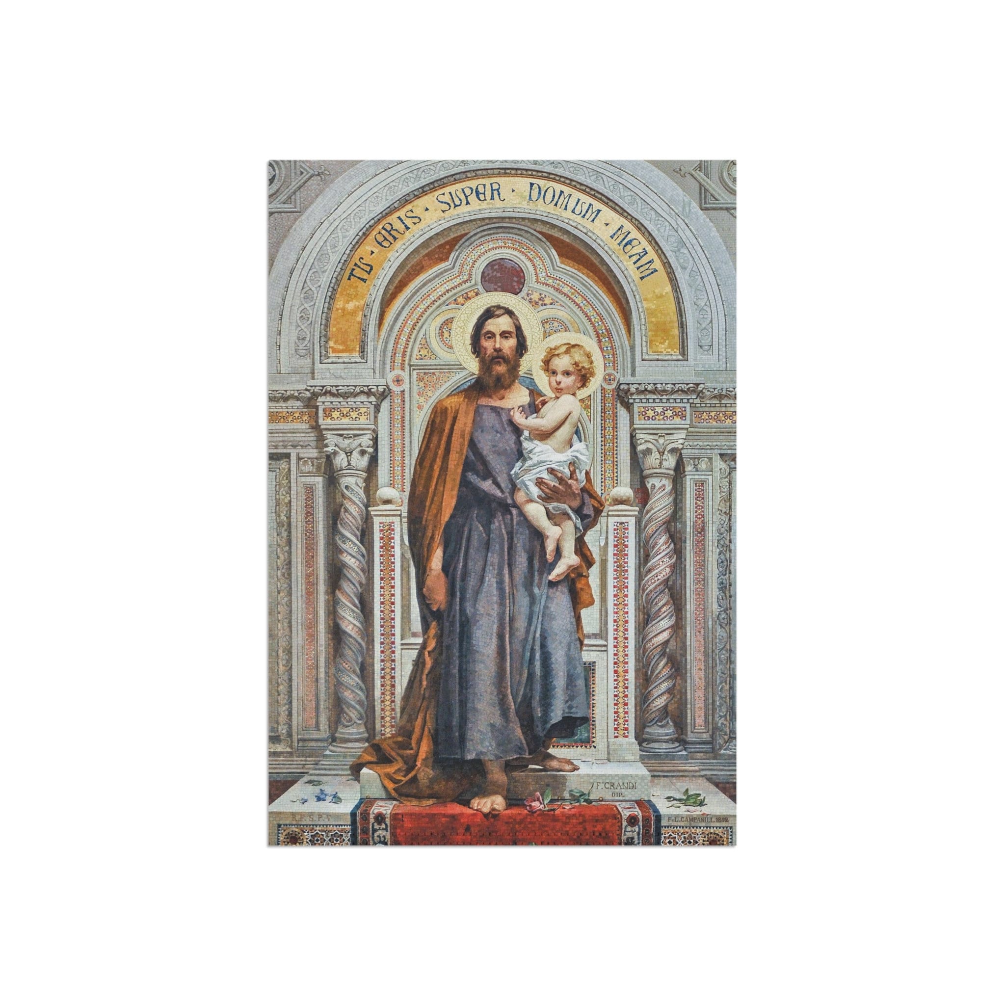 Saint Joseph Protector of the Church Garden & House Flag - Etsy