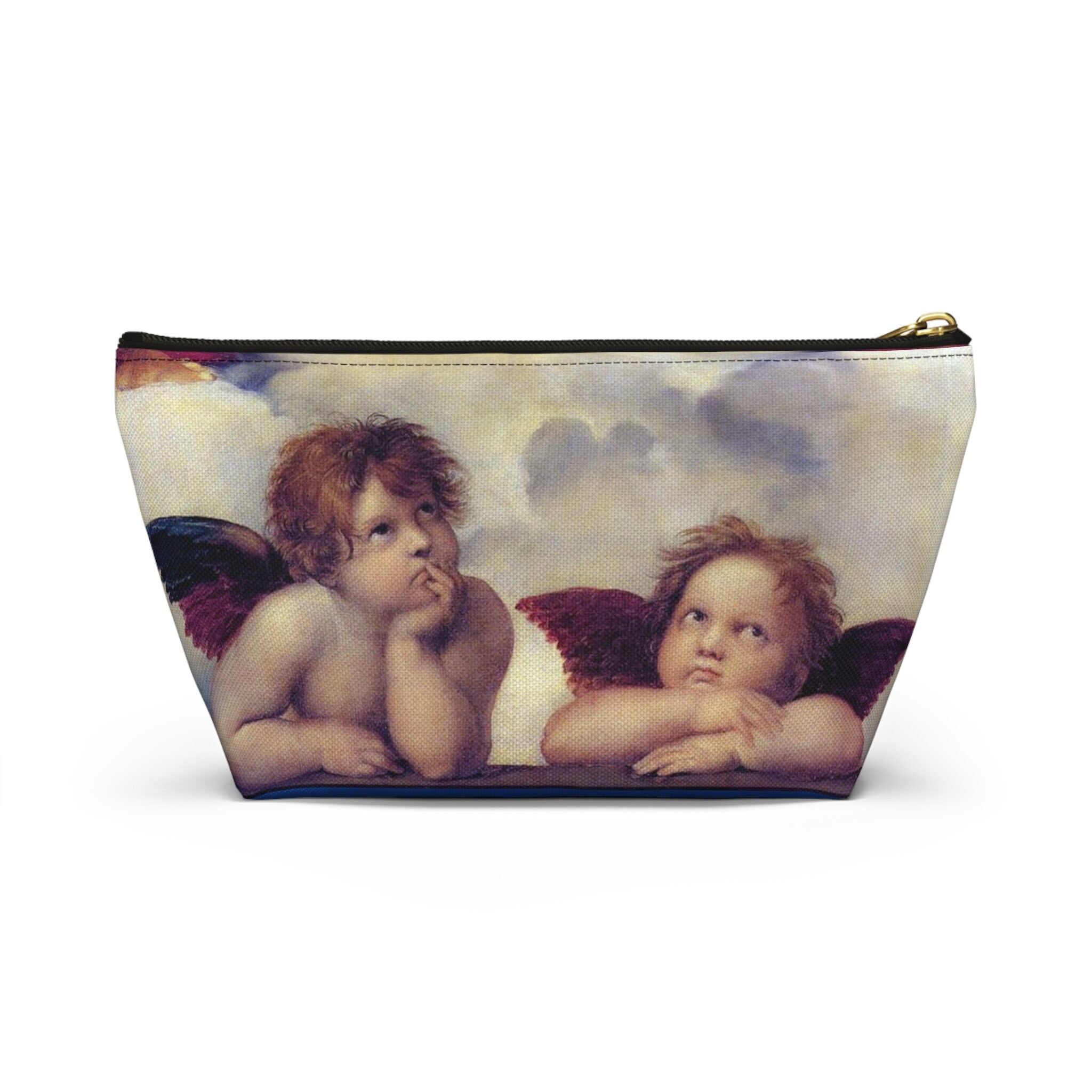 Putti Detail From Sistine Madonna, Rosary, Chapel Veil Bag, Raphael ...